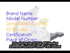 China 63165-4M Heating Elements Azimuth Carrier Test Socket Electrical Loads Azimuth Socket for sale