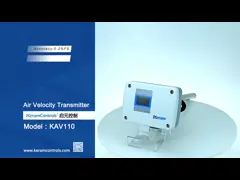 China Air Duct Mounted Air Velocity Transmitter 4-20mA for sale