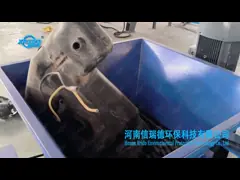 Plastic barrel shredder, double shaft shredder, oil can shredder