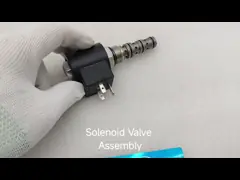 China Construction Machinery Parts 24V Solenoid Valve  05817801 058-17801 Shutoff Valve for sale