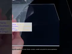 China 5mm 6mm 8mm transparent Clear Plastic Acrylic Sheets Laser Cutting Fire Retardant for sale