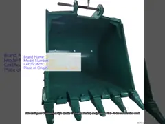 Customized High Quality Excavator Bucket for 30 35 40 45 Ton Construction Work