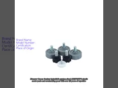 China Custom Size ABS/PS/TPU Plastic Caster Parts Overmolding Gear Bulk OEM for sale