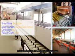 China High Temperature Resistant Refractory Industrial Glass Furnace for Easy Maintenance and Durable Design in Glass Industry for sale