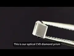 Optcial Grade CVD HPHT Synthetic Diamond Low Nitrogen Content 1-20mm Size