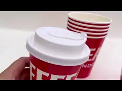 China Disposable Single Paper Cup 600ml 20oz Double PE Coating For Hot Drinks for sale