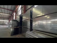 China Medium Duty Silver Steel Cable Tray Galvanized Wall Mounted Bridge Type Trough Tray for sale