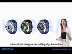 China KW350 AMOLED AI Smartwatch with Real-Time Activity & Sleep Trackers AI Q&A 5ATM Waterproof for sale