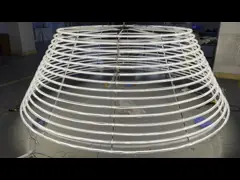 China Custom Modern Leaf Glass Pendant Lights Villa Hotel Lobby Project Texture Twisted Clear Art Glass Chandeliers for sale