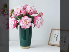 China High-end peony and peony artificial flowers, Chinese-style living room decorative flowers, dining table flower arrangement ornaments, peony artificial flower bouquets for sale