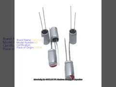 China 680μF 16V Aluminum Electrolytic Capacitor 6.3x12mm for Solid Oxide Electrolyzer Applications for sale