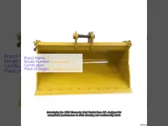 OEM Factory Direct Sales Excavator Ditch Cleaning Mud Clean Bucket Different Sizes
