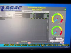 China Auto Vehicle Test Line CTDCG-3-4WD Vehicle Chassis Dynamometer  high speed Horse Power Machine for sale