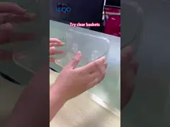 Um bom guardador de armazenamento montado na parede organizador de armazenamento multiuso claro cestas