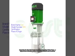 East Dfld Stainless Steel Vertical Multi-Stage Centrifugal Water Pump, Industrial High-Pressure Water Treatment Pump, Multi-Stage Booster Water Pump