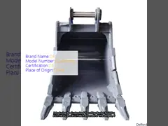 Customized Trenching Bucket for Volvo EC210B LC EC210BLR Excavator Attachment