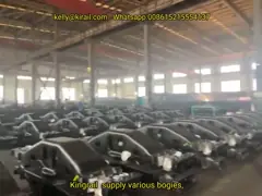 rail bogies for wagons and freight cars