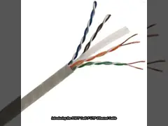 PVC LSZH chaqueta Cable Cat6 Ethernet Cable Cat6 FUTP Cable Ethernet Low Corss Talk Lan