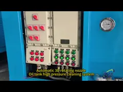 China Explosion-Proof Electric Drive Automatic Tank Cleaning System with 500-1500 Bar Pressure for Gas Station Fuel Tanks for sale