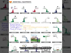 China Mini Basketball Hoop Portable Basketball Stand With SMC Backboard Adjustable Height for sale