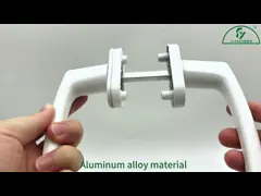 China 2 Sided Multi Point Upvc Square Axis Door And Window Handle And Lock for sale