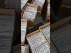 The process of packing individual full paper sleeve chopsticks into cartons