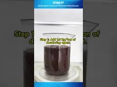 Leather Wastewater Treatment Test | #DecolorizingAgent #PAM #BluwatChemicals #WastewaterTreatment