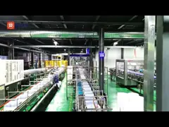 Estación de martillaje y paletizador de una sola columna para la línea de producción de agua embotellada de 48000BPH