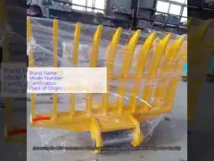 Cina OEM personalizzabile di alta qualità escavatore Rake Attachment Skid Steer Loader Compatibile in vendita