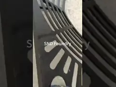 China Ductile Iron Square Walkway Grating For Outdoor Tree Slab Pit Grating for sale