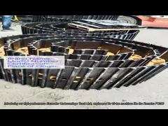 Excavator Undercarriage 190MM Pitch Track Chain Link Assembly Steek Track Group Plate Shoes Assy For 20 Ton EX200 320 PC200