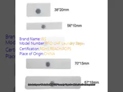 China Silicone Laundry Garment Rfid Smart Tags UHF Rfid Clothing Tags For Management wash tag for sale