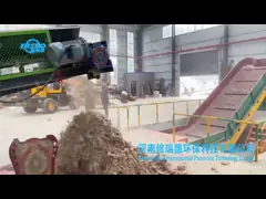 China Double Shaft Municipal Solid Waste Plastic Crusher Machine Sponge Foam Shredder Wood Crushing Machine for sale