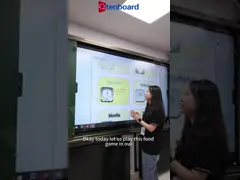 China Qtenboard Wholesale New 4k 75 Inch Windows Ops Interactive Panel 65 Inch India Interactive Flat Panel Android for sale