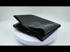 Black industrial dust bag