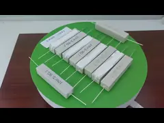 China 5W 10W Ceramic Cement Resistor 0.1Ω-100Ω Range for Power Adapters and Industrial Equipment for sale