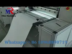 フィルター紙ナイフ 折りたたみ機械 800mm 幅 CNC制御システム