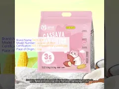 China Custom Logo Affordable Dust Free Cat Litter 2.5kg 5kg Strong Clumping Dissolves Quickly Free Pigments Buy Bulk Kitty Litter from Cassava Starch for sale