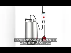 Grundfos AP50 Stainless steel submersible pump is suitable for pumping surface water and groundwater