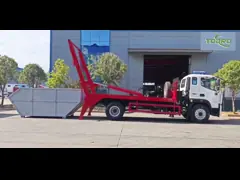 Efficient Skip Bin Transportation with Swing Arm Mechanism
