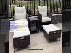 Garden Rattan Outdoor L Shaped Sofa Customized Sizes Patio Furniture Sets Garden Rattan Outdoor L Sofa