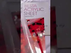 BESTA 2mm-100mm Thick Colored Clear Plastic Sheets Uv Transmitting Acrylic Sheet