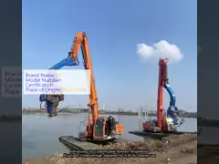 Customizable Pontoon Amphibious Excavator Undercarriage for 5-30 Ton Swamp Use