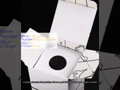 two sides single bottle wine packaging box with bottle neck protect and crash lock bottom