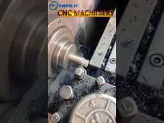 CNC turning copper parts processing video