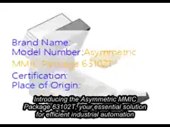 Asymmetric MMIC Package 63102T Take Your Business to the Next Level with Contactor and Durable