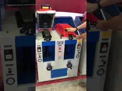 China Double Station Sole Pressing Machine Semi-Auto Shoe Attaching Press Machine for sale