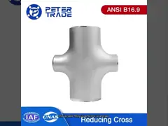Pipe Fitting Cross ASME B16.9 Reducing Cross Stainless Steel Pipe Fittings A403 WP321 WP321H for Hot Water Supply