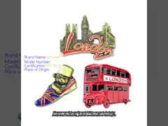 Metal Fridge Magnets Souvenir Gift Local Landmark Building