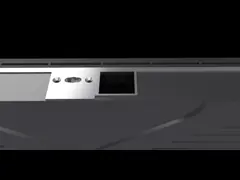 Indoor 640*360*48mm aluminum cabinet suits for 320*180mm led screen modules